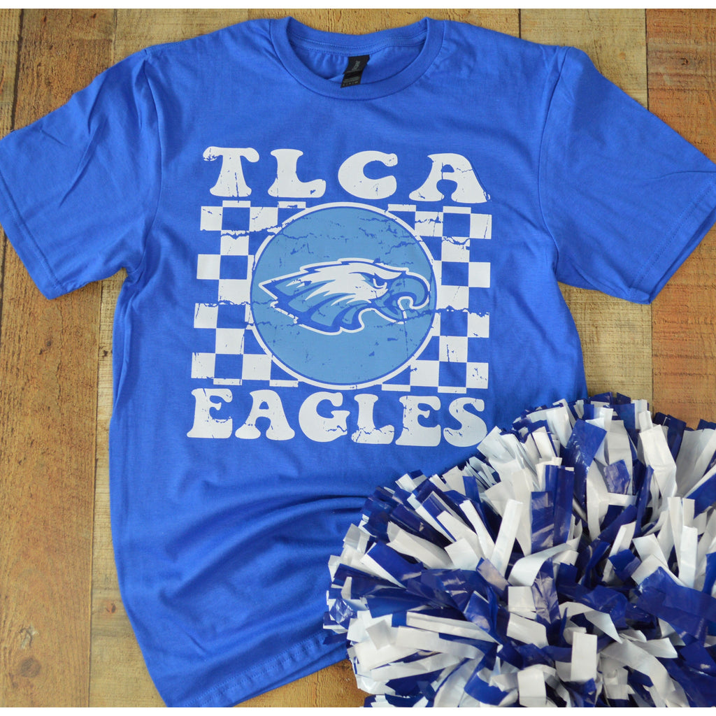 TLCA Eagles - Checkered T-Shirt – Lil Cattilac