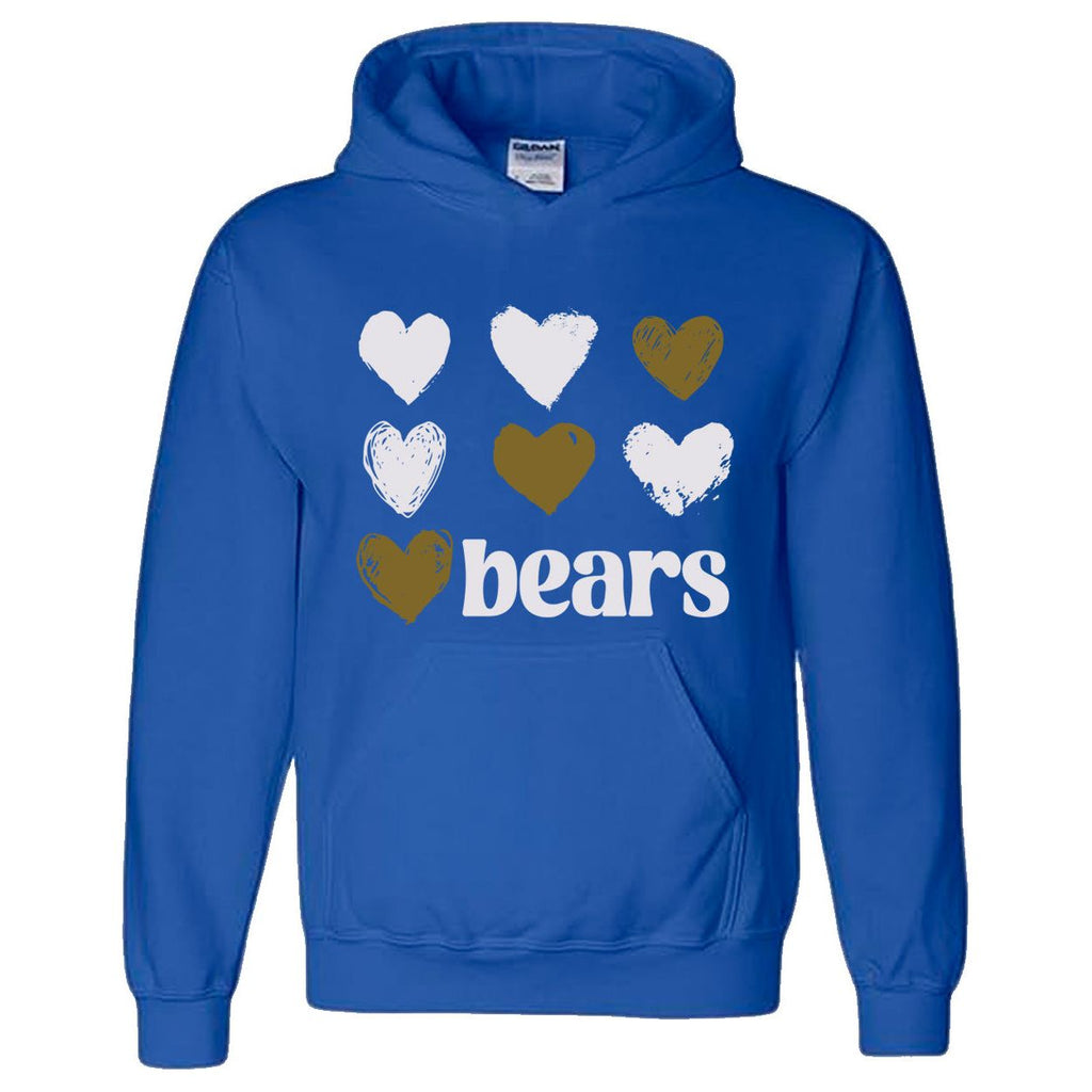 Bassetti Bears - Foil Hearts Hoodie – Lil Cattilac