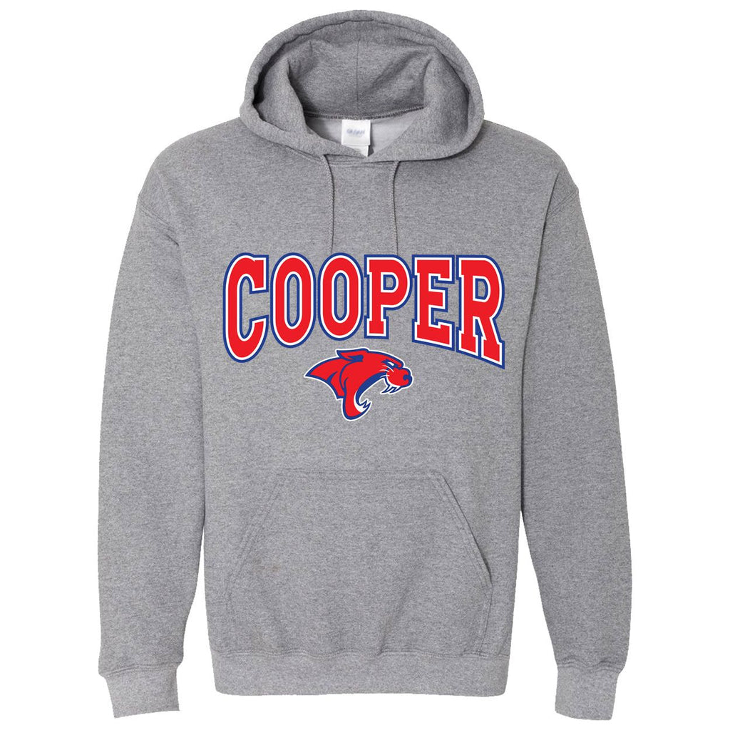 Cooper Cougars - Arched Mascot Hoodie – Lil Cattilac
