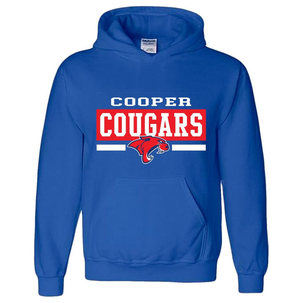 Cooper Cougars - Simple Striped Hoodie – Lil Cattilac