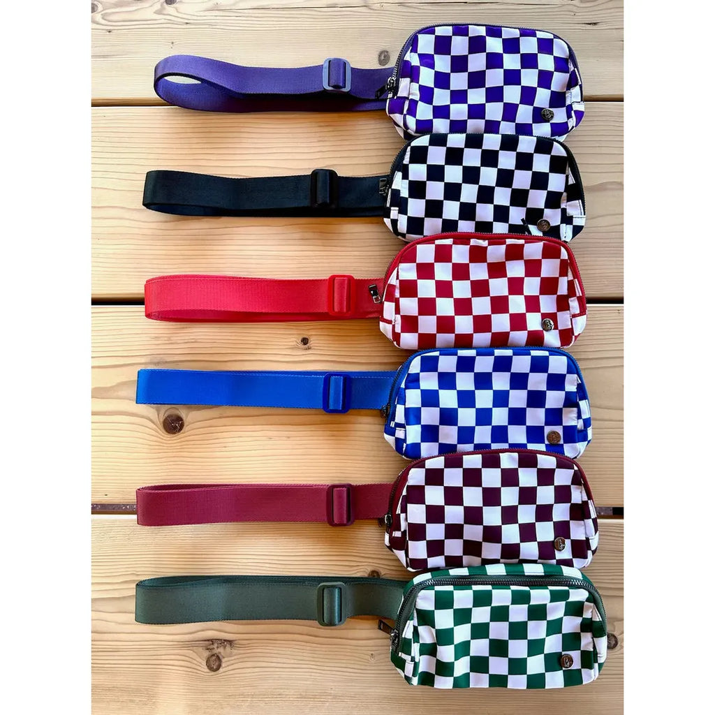 Checkered Bum Bag – Lil Cattilac