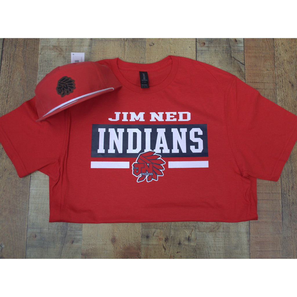 Jim Ned Indians - Simple Striped T-Shirt – Lil Cattilac
