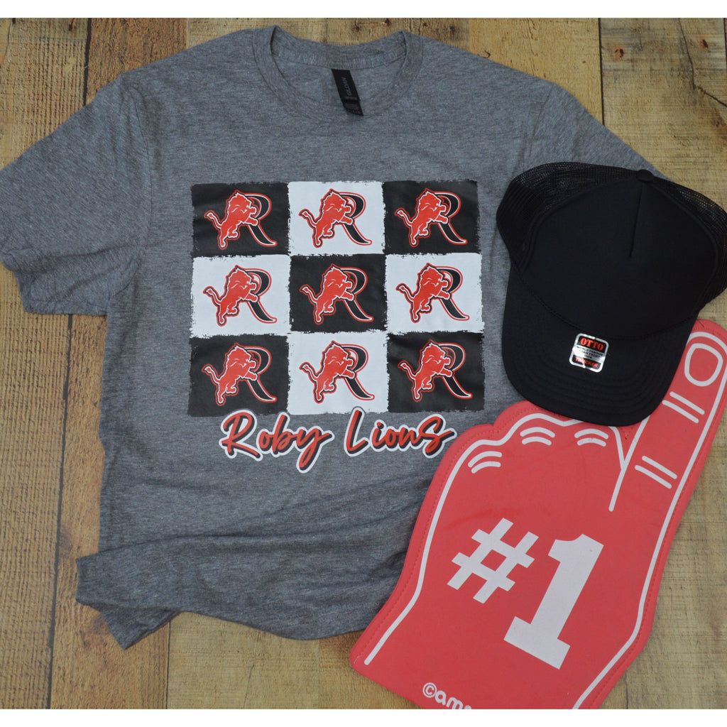 Roby Lions - 9 Boxes T-Shirt – Lil Cattilac