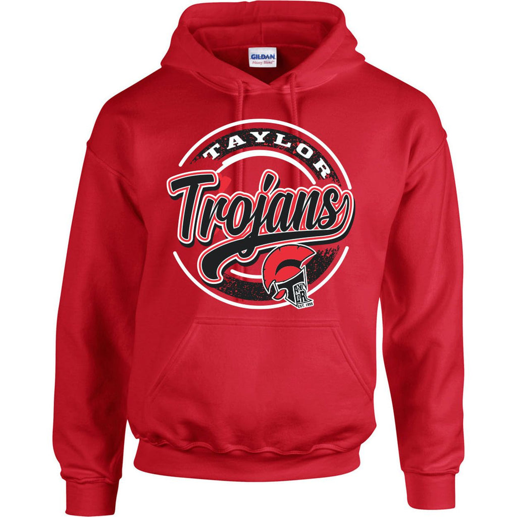 Taylor Trojans - Circle Script Hoodie – Lil Cattilac