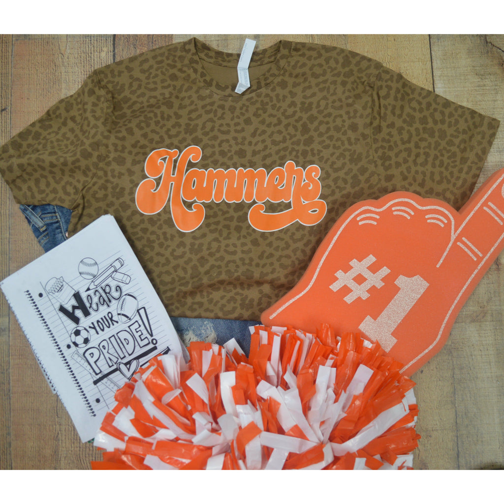 Rotan Yellowhammers - Script with Animal Print T-Shirt – Lil Cattilac